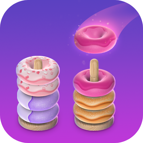 Hoop Stack 3D - Color Sort - Qmee.com